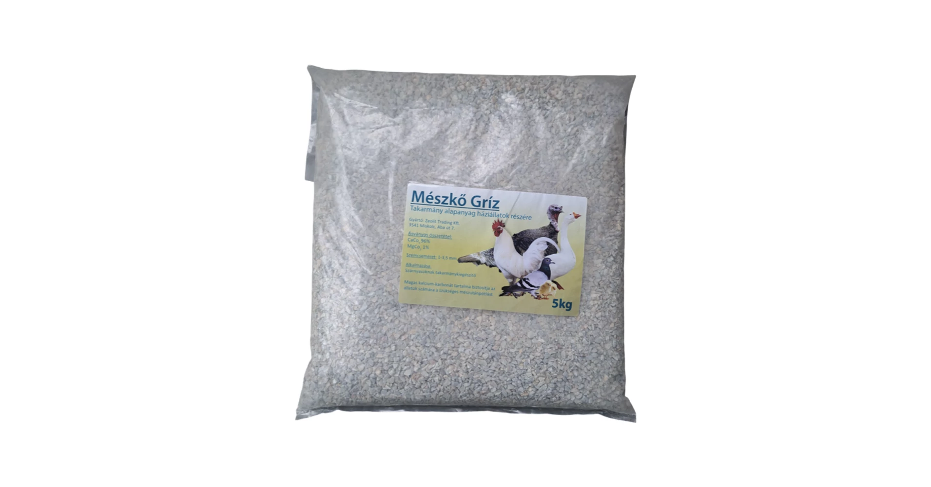 Mészkőgríz ásványi takarmány gritt 5kg - Magtárház prémium takarmány ...